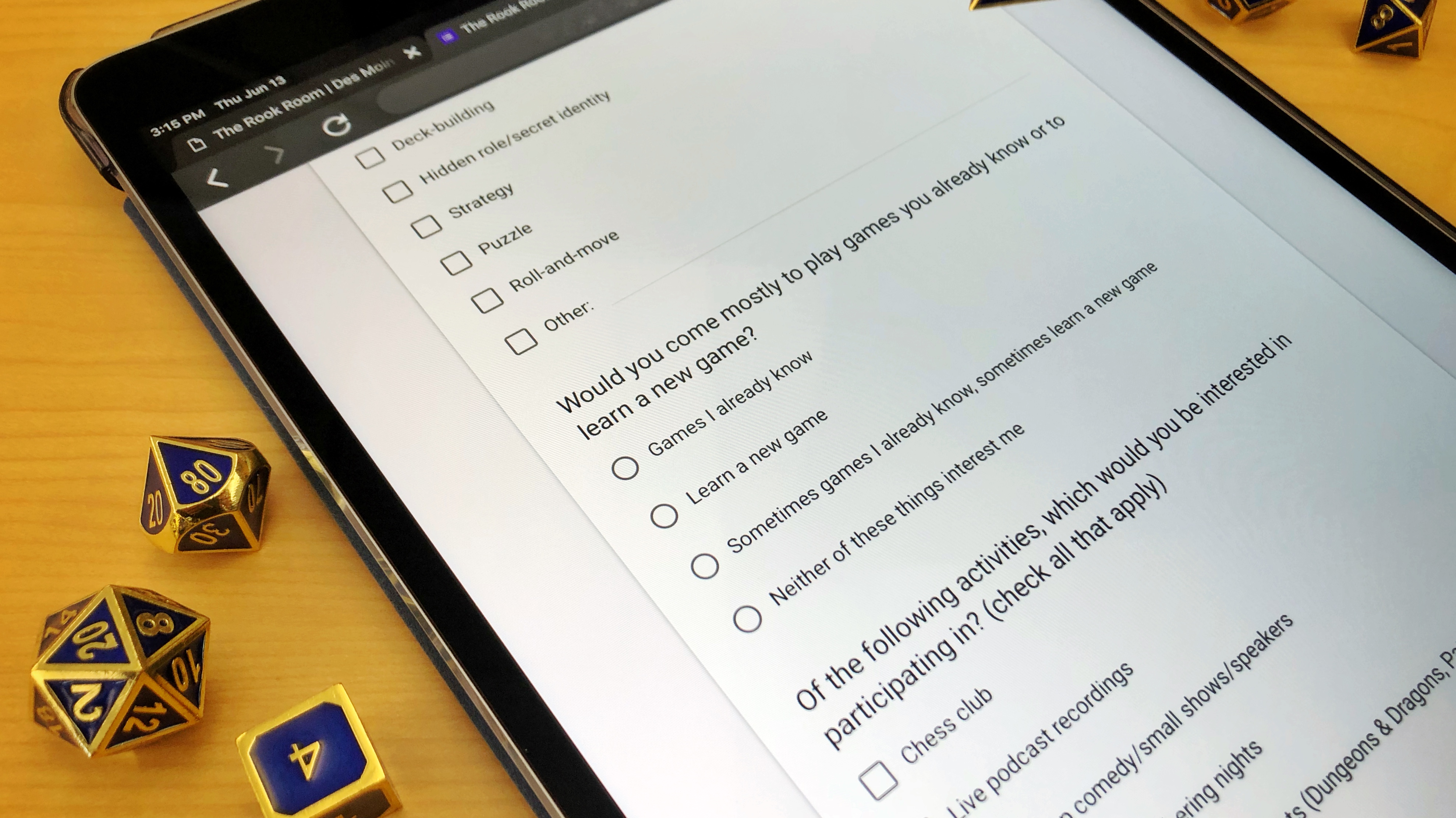 Tell Us What You Think | The Rook Room Des Moines Board Game Cafe & Pop ...