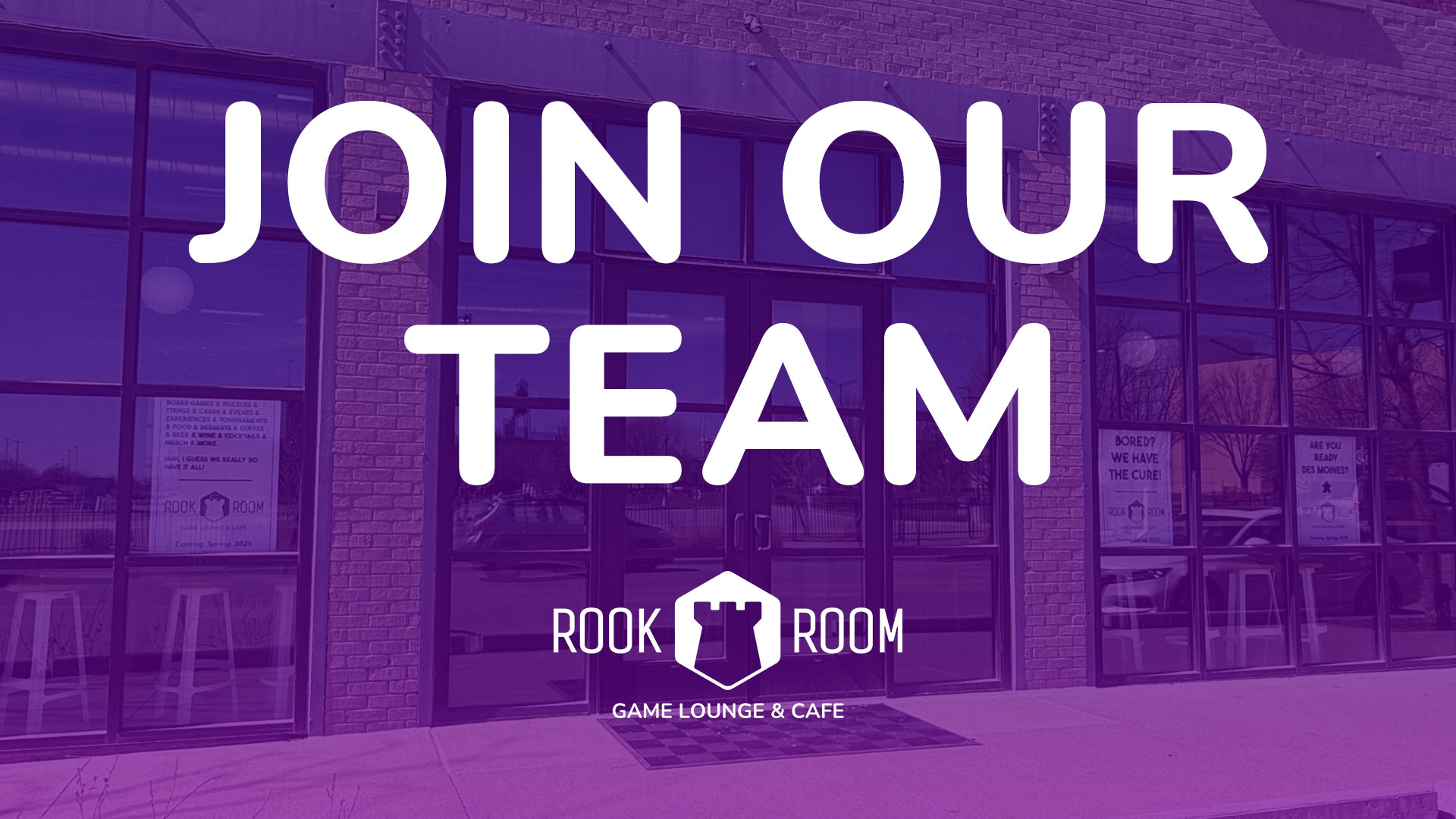 Join Our Team | The Rook Room Des Moines Board Game Cafe & Pop-Up Events